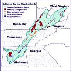 EFP : Focus Areas: Cumberland and Allegheny Plateaus